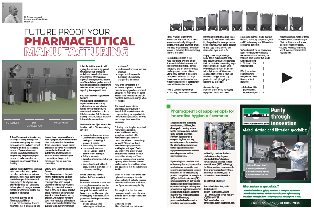 Future Proof your Pharmaceutical Manufacturing | CPHI Online